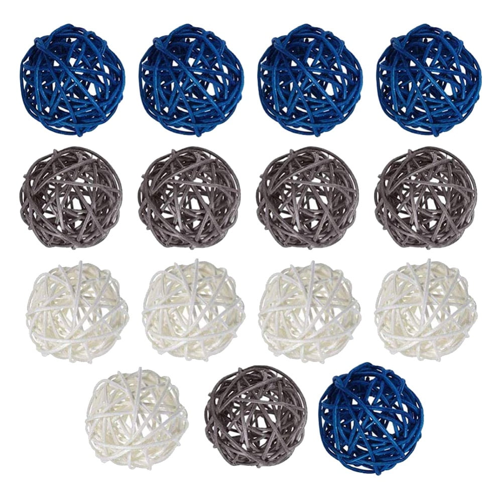 Click here for Unbranded 15pcs Rattan Balls Decorative Ball Orbs... prices