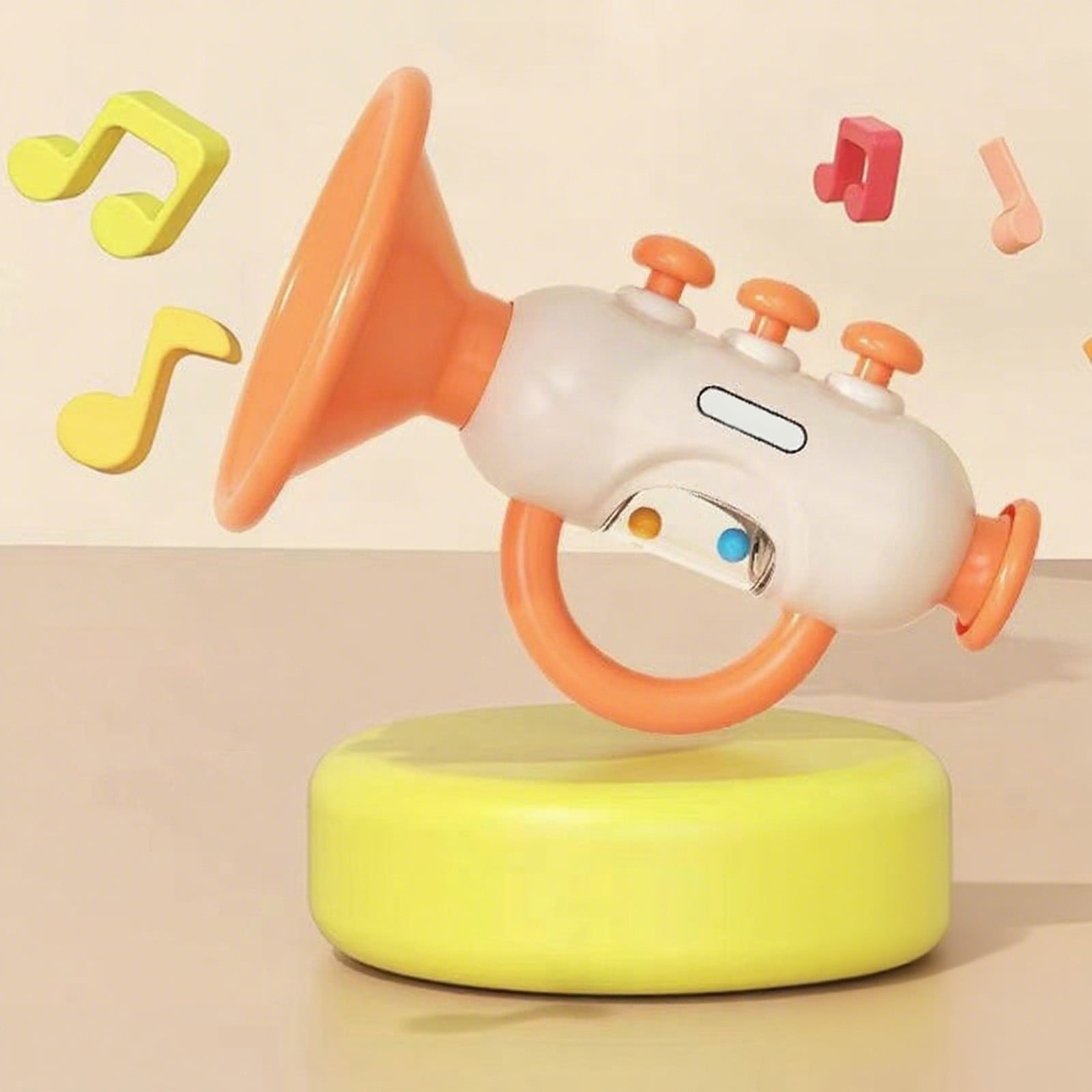 Kids Toy Trumpet Babies Musical Instrument Blowing Horn ABS Friendly ...