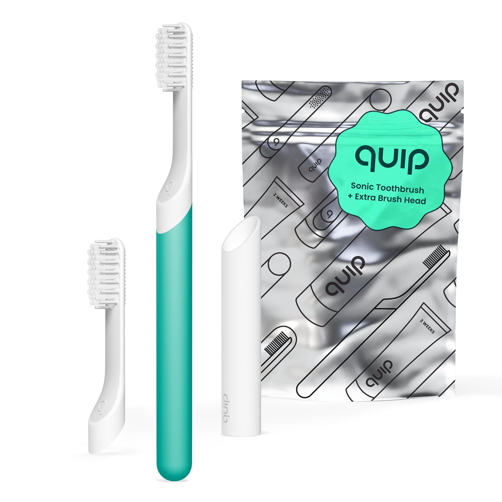 Cepillo de dientes eléctrico Quip Sonic para adultos con temporizador ...