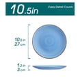 10.5 inch Cool Color Ceramic Dinner Plates - Walmart.com