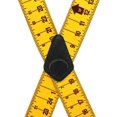 SuspenderStore Tape Measure Suspenders - 2-Inch Wide Elastic - Gator ...