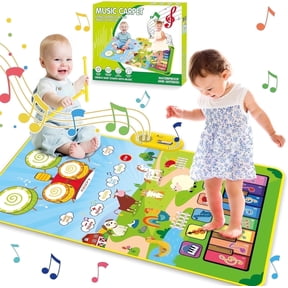 Battat Mini Musician's Piano with Color-Coded Keys and Music, Toddler ...