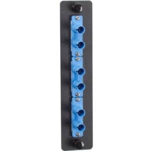 Panduit Opticom Fiber Adapter Panels - Patch Panel - Blue - 8 Ports ...