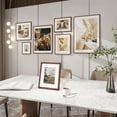 16x20 Premium Oak Wood Picture Frame with Tempered Glass - Walnut Color ...