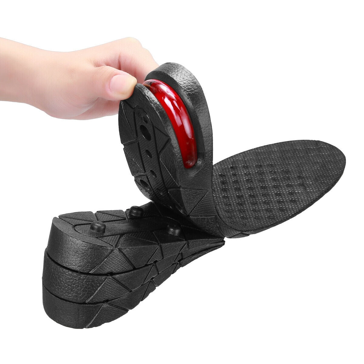 MeCids 4 Layer Increase Height Insole Air Cushion Heel Insert Adults ...