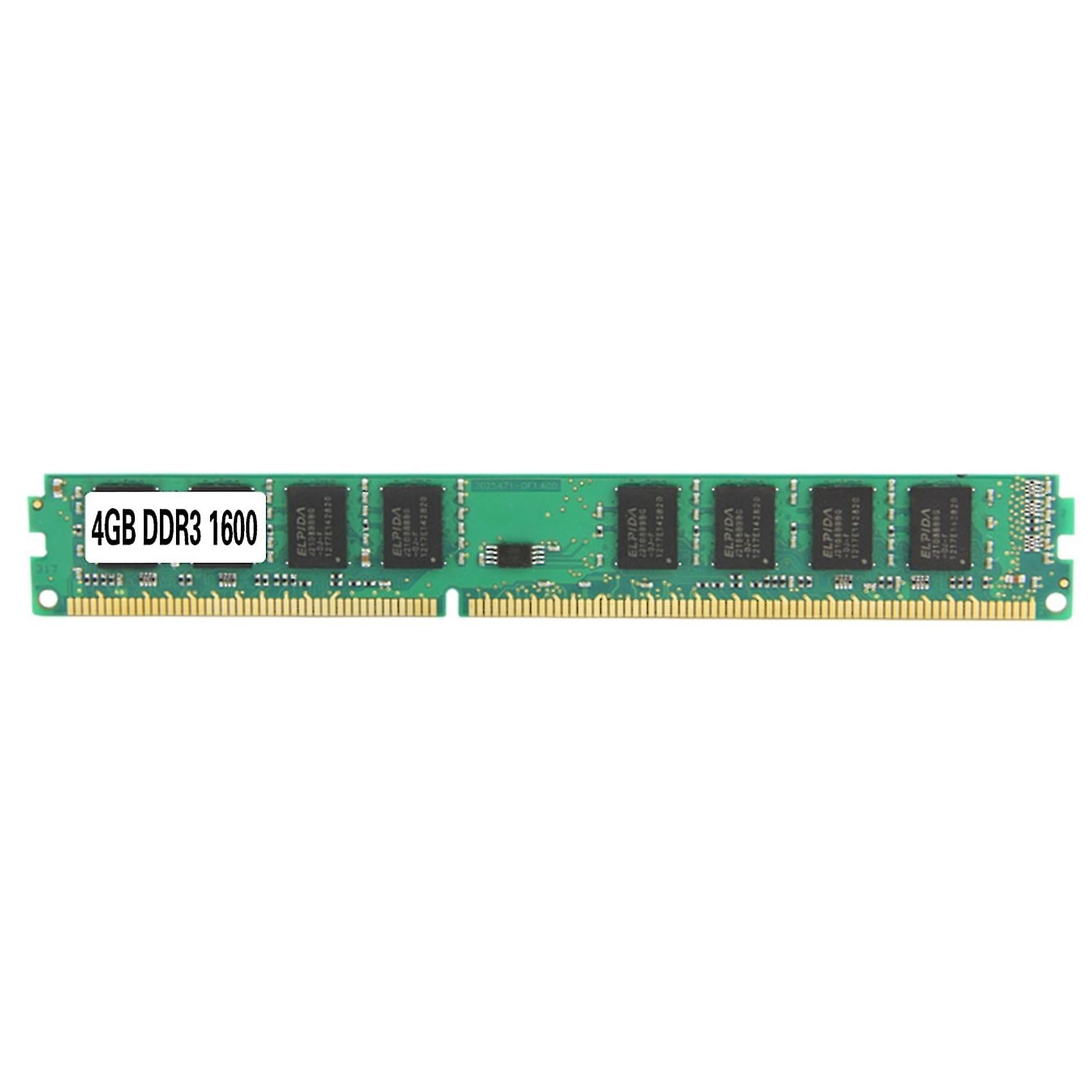 Memoria Ram Ddr3 4g, 1600mhz, barra de memoria de escritorio de 240 ...