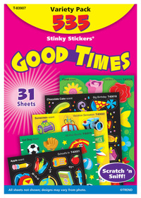 Trend Good Times Fragrant Stickers Variety Pack, 535 / Pack (Quantity ...