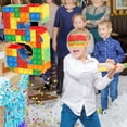 Number Building Blocks Decor for Pinata Birthday Party Supplies, Girls ...