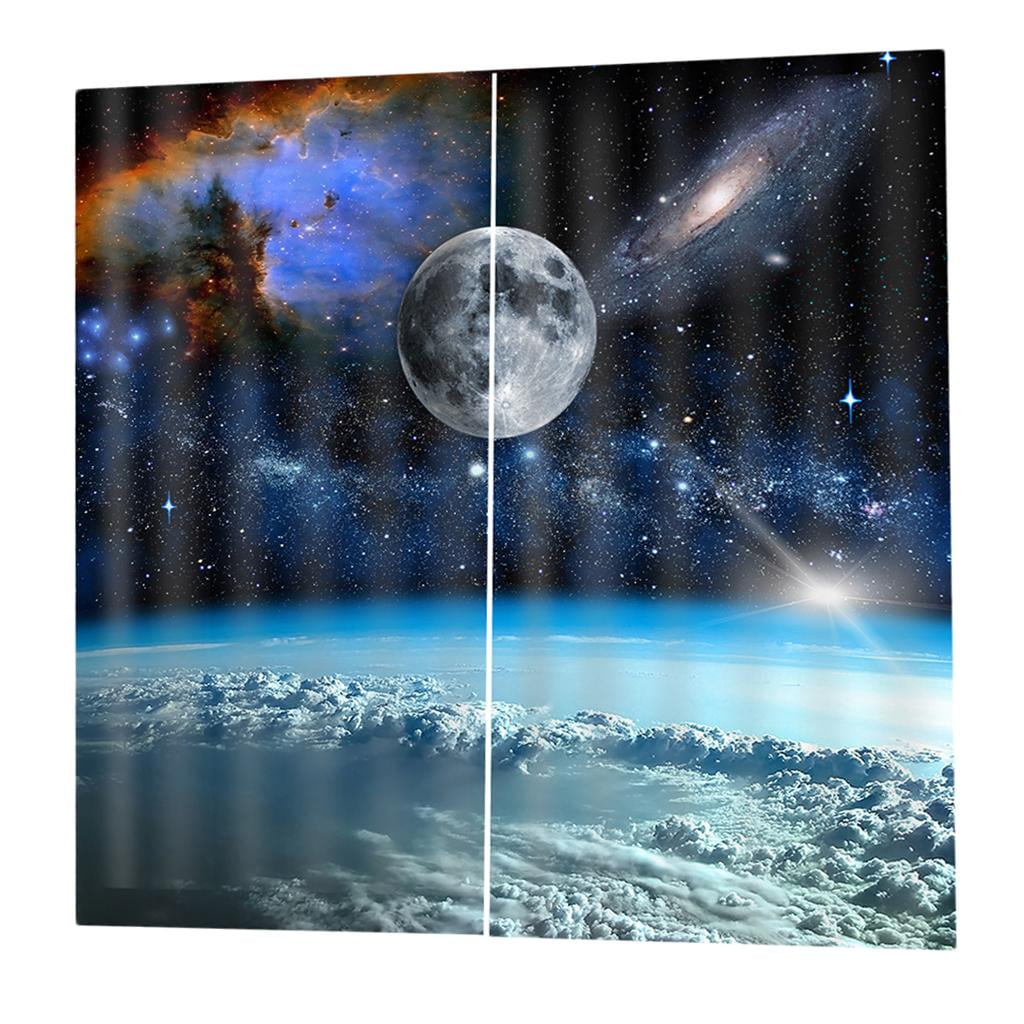 Click here for Bunblic 2 Pcs/Panels Bedroom Curtains Blackout Dra... prices