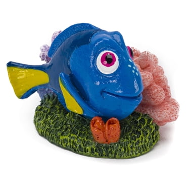 Penn-Plax Little Mermaid Aquarium Ornament – Flounder – Mini Resin ...