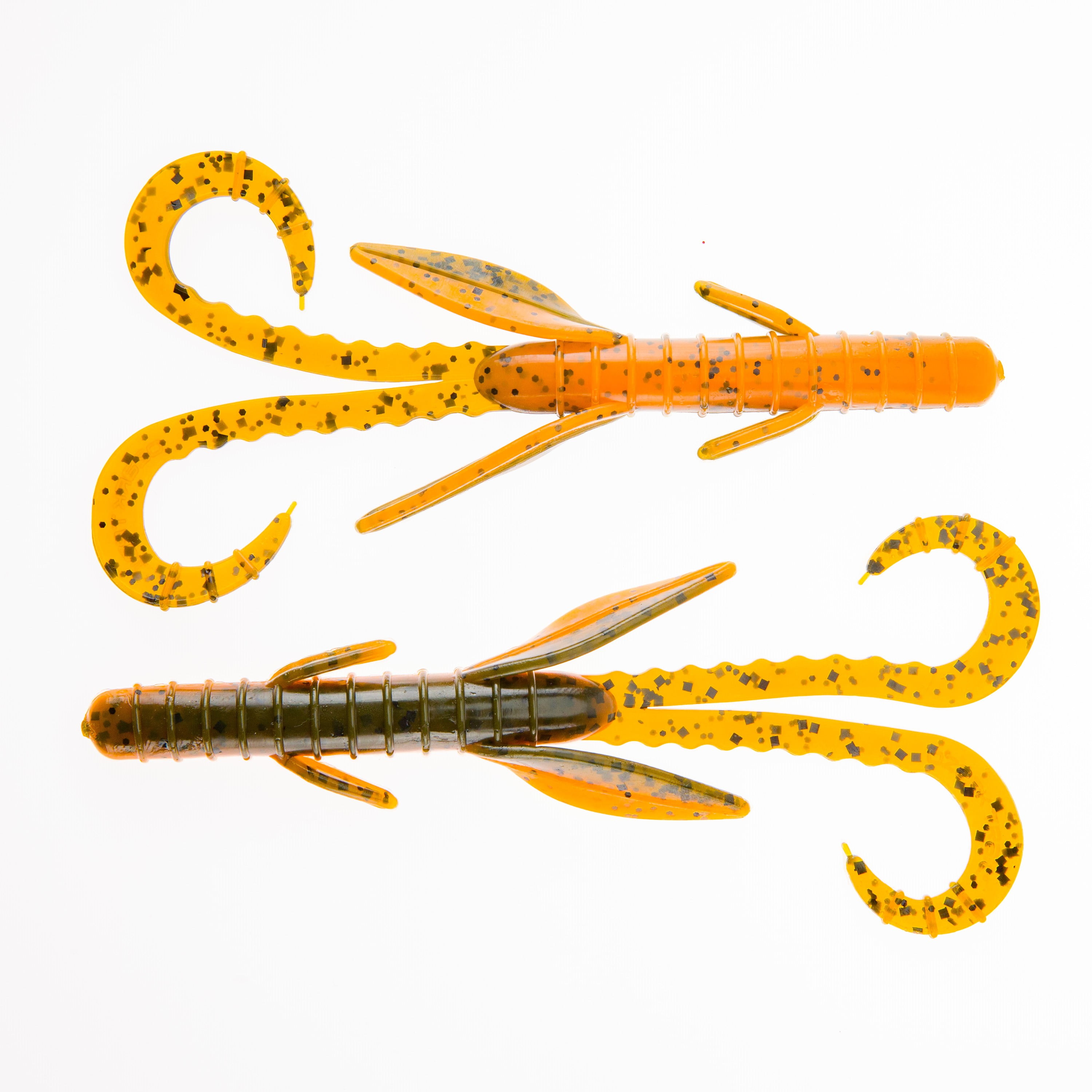 Ozark Trail Hammer Hog 6”, Alabama Craw, 8pc Fishing Soft Baits ...