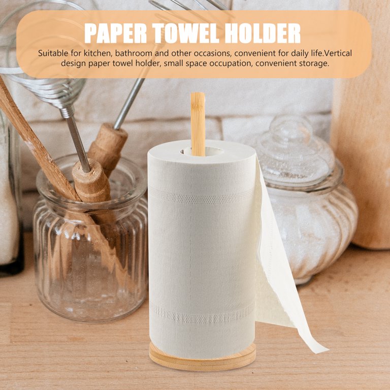 Paper Towel Dispenser Paper Towel Holder Countertop, Paper Towel Stand ...