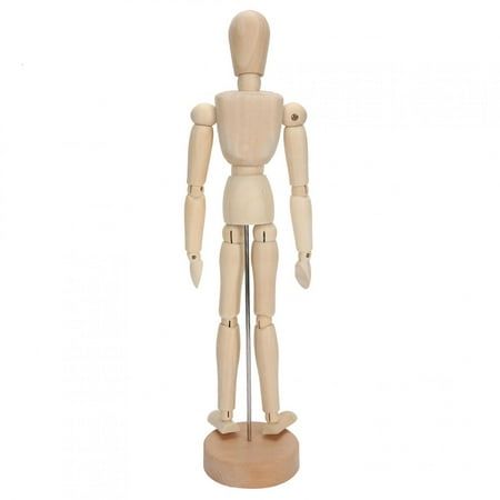 Domqga Wooden Human Figure Model Toy Movable Limbs Puppet Art Sketch ...