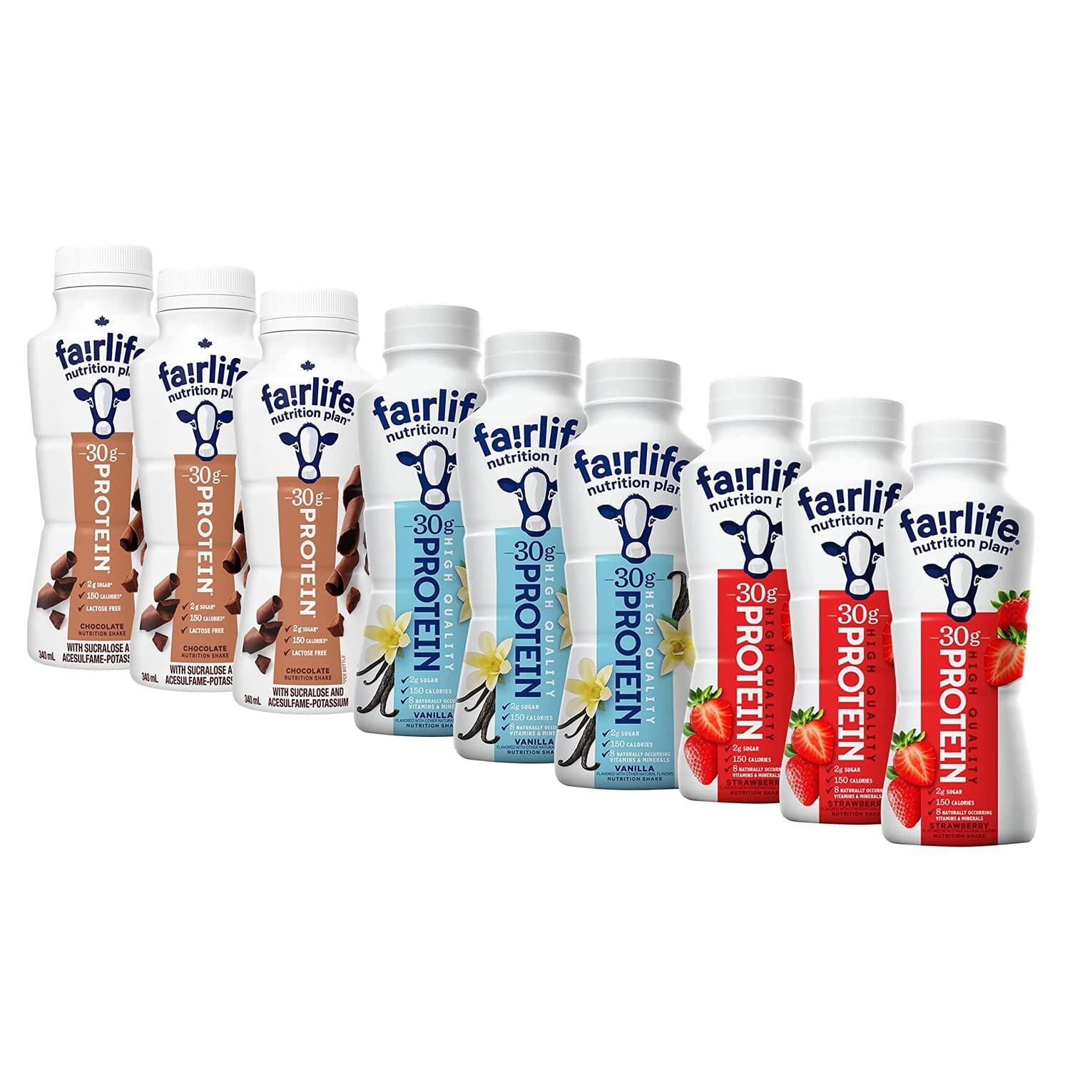 High Protein Shake Fairlife Nutrition Plan Variety Pack in Award Box ...