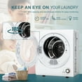 "SIMZLIFE 1.6 Cu. ft. Mini Electric Clothes Dryer, 850W Portable ...