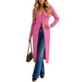 Cardigan Cover Up For Women Casual Summer Long Button Front V Neck ...