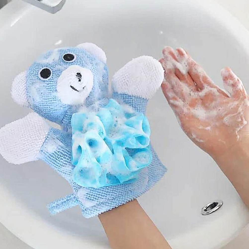 Click here for Estink 4 Pcs Baby Bath Gloves Cartoon Exfoliating... prices