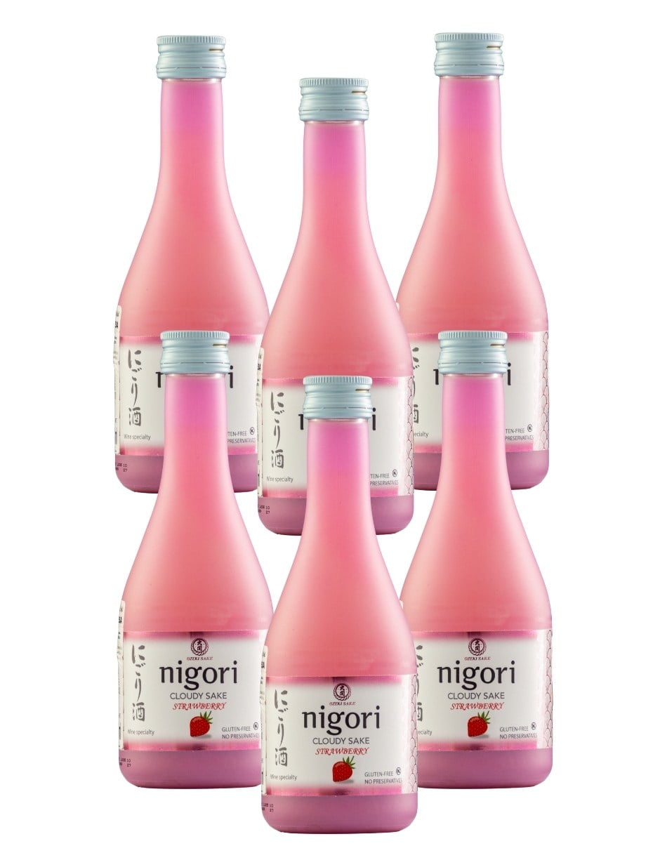 Six Pack Sake Ozeki Nigori Strawberry 330 Ml Sake | Walmart en línea