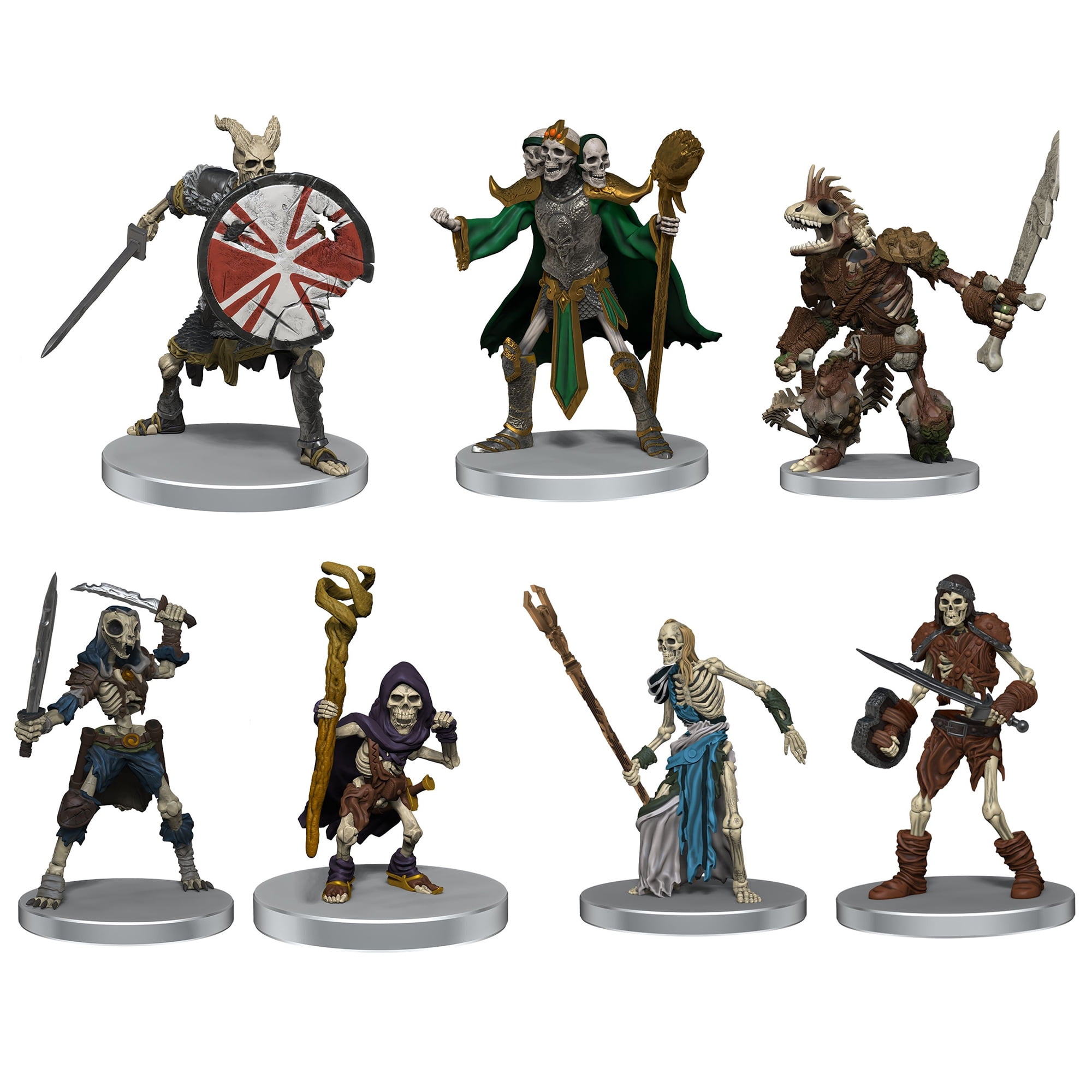 D&D Icons of the Realms: Undead Armies - Skeletons - 7 Pre-Painted Figures, Miniatures, RPG ...
