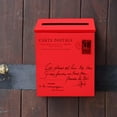 deevoka Drop Box Large Capacity Decorative Newspaper Holder Box for ...