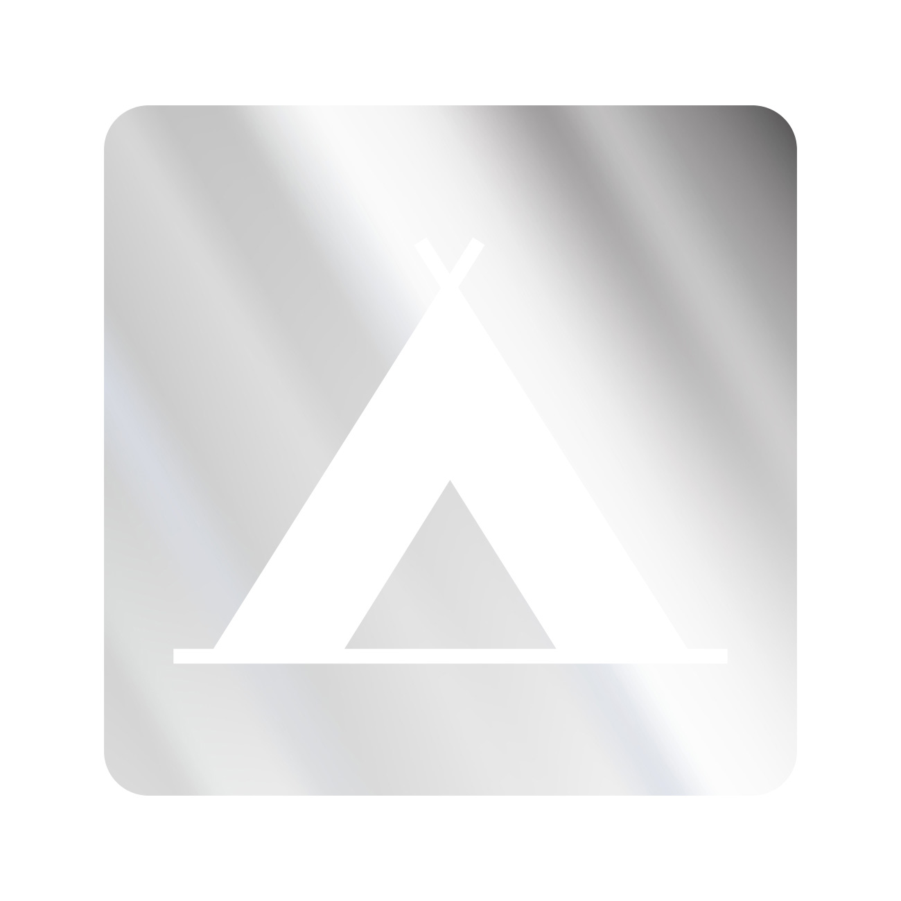 Camping Icon Sticker Decal Die Cut - Self Adhesive Vinyl - Weatherproof ...