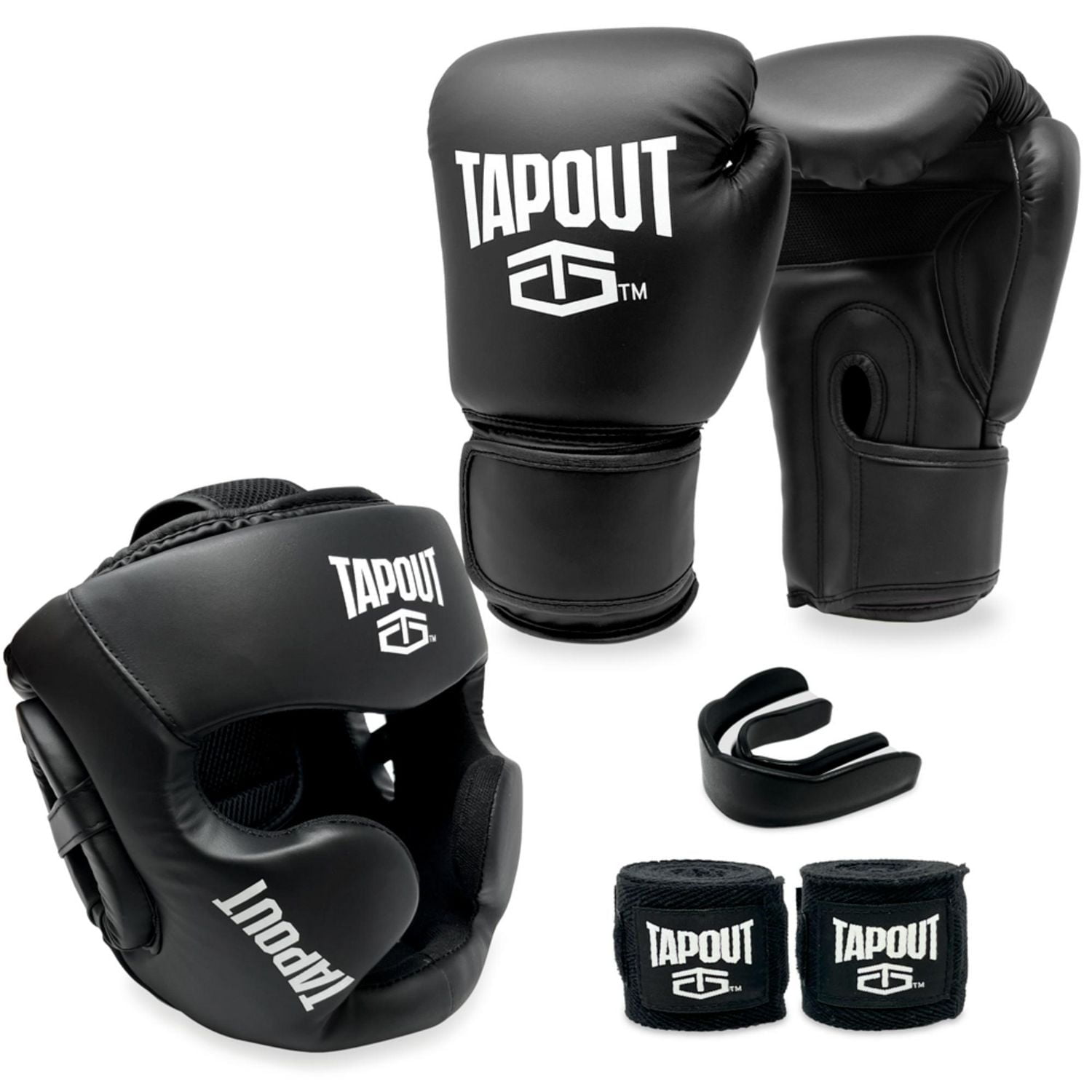 Click here for Tapout Black 6 Piece Boxing Kit 10 Oz prices