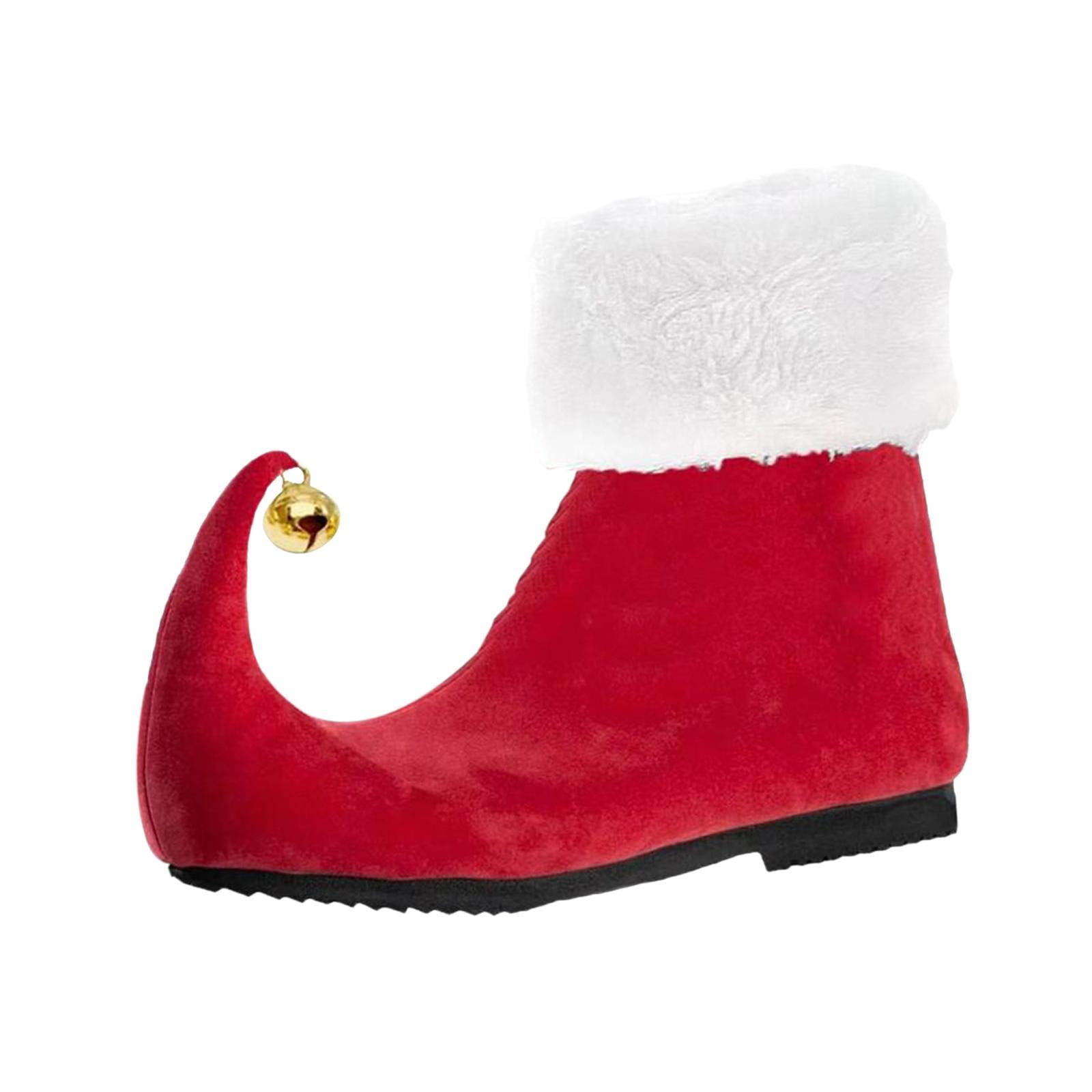 Click here for Lijie Red Elf Shoes Clown Shoes Adorable Elf Boots... prices