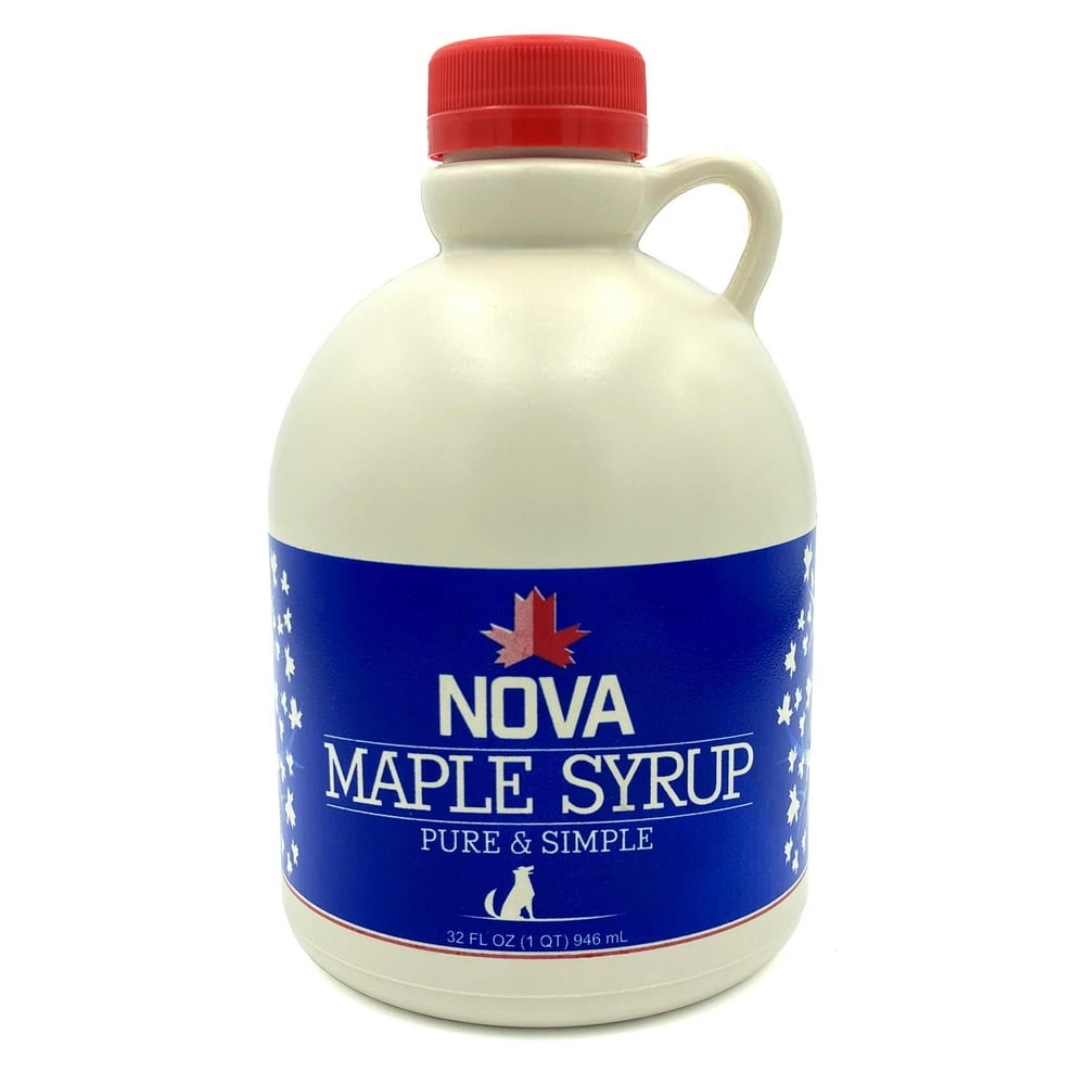 Nova Maple Syrup - Pure Grade-A Maple Syrup (Quart) - Walmart.com ...
