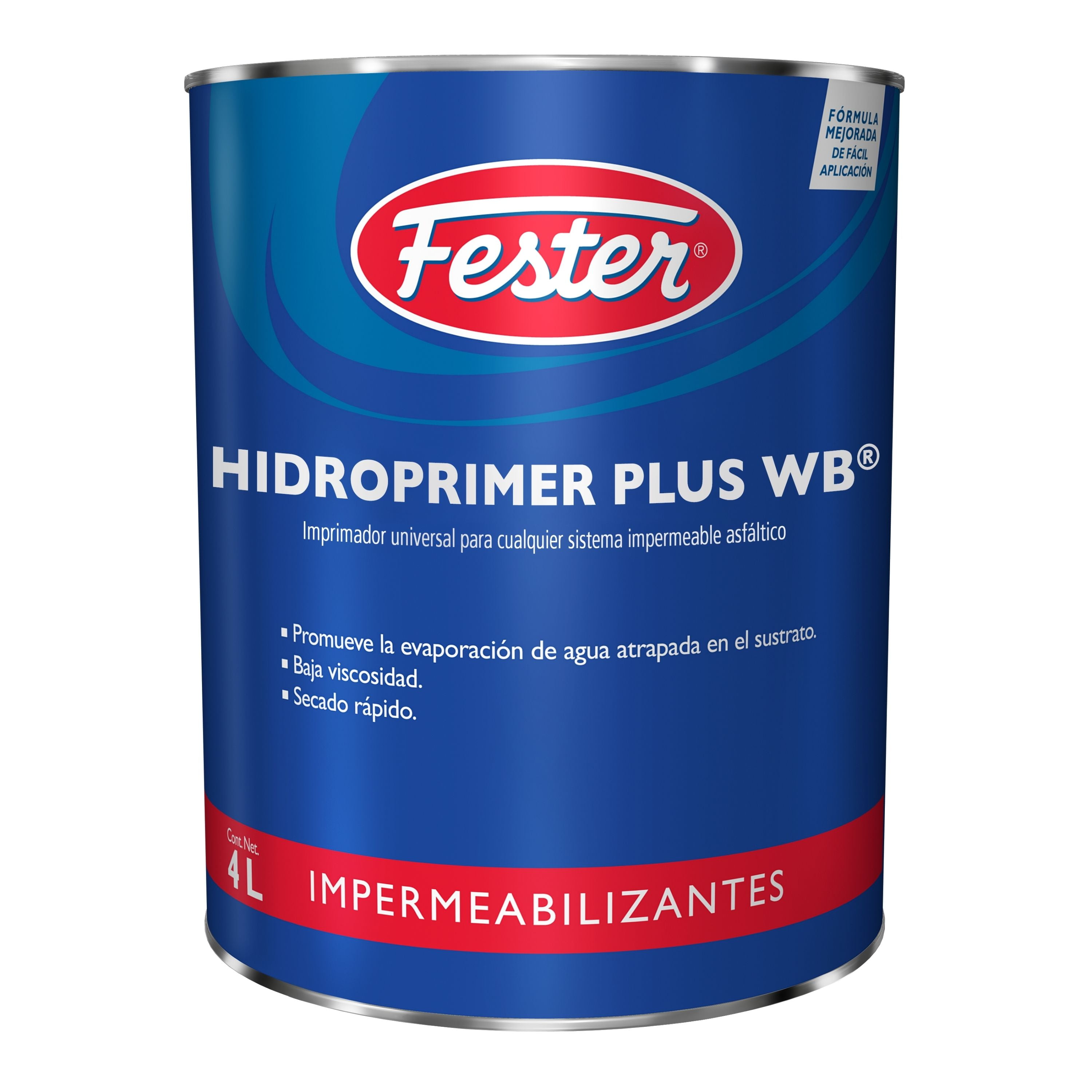 Imprirador Universal para Cualquier Sistema Impermeable Asfaltico Fester Hidroprimer Plus WB 4 L ...
