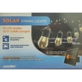 Sunforce 15 LED Solar String Lights, Weather Resistant, 33ft, for Patio ...