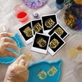 9Pcs Nickel Self-adhesive Picture Stickers Metal Decals Golden Owl ...