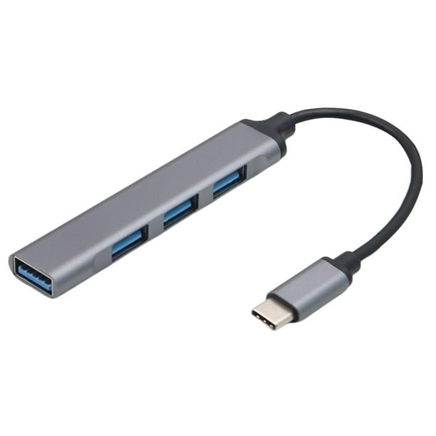 Expansor Puerto USB Concentrador C Adaptador 3 0 4 Puertos 5Gbps para Ordenador Portátil Y PC ...