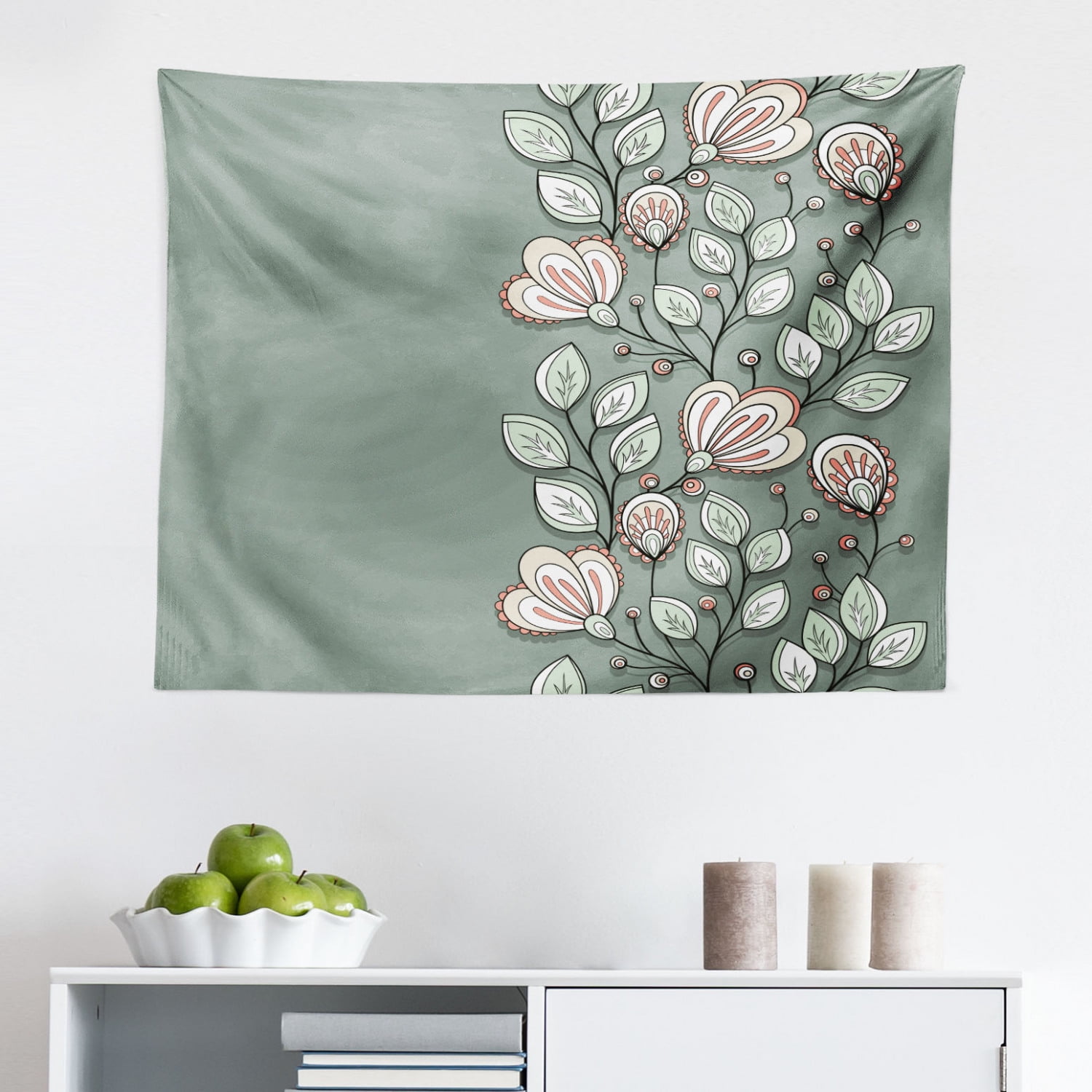 Geometric Tapestry, Geometric Theme Abstract Art Style Modern Colorful ...