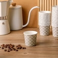100 Pcs 3 oz Disposable Coffee Cups Small Paper Espresso Cups for ...