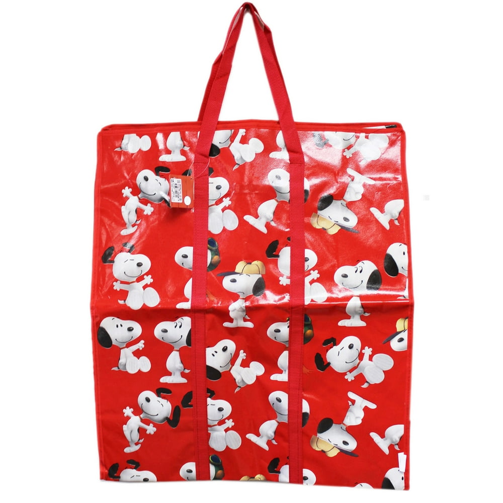 Snoopy - The Peanuts Movie Bright Red Snoopy Jumbo Tote Bag - Walmart ...