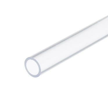 Uxcell 21mm ID 25mm OD 0.35m Light Grey PVC Rigid Round Pipe High ...