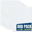 Staples Graph Ruled Filler Paper 8" x 10.5" 3-Hole Punched White 240 ...