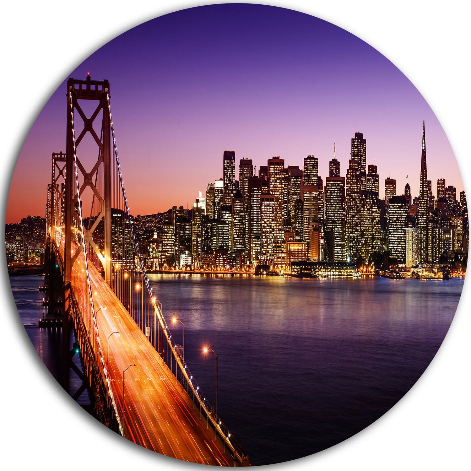 Click here for Designart Design Art San Francisco Skyline And Bay... prices