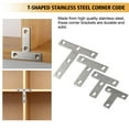Fixed Plate T-Shape Fixing Plates Corner Brace Corner Code Brackets ...