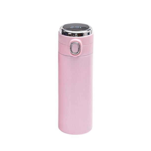 Stainless Steel Smart Vacuum Flasks Temperature Clip Display Coffee Tea ...