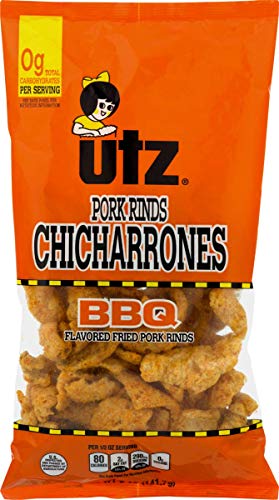 Utz BBQ Fried Pork Rinds Chicharrones, 12-Pack 5 oz. Bags - Walmart.com