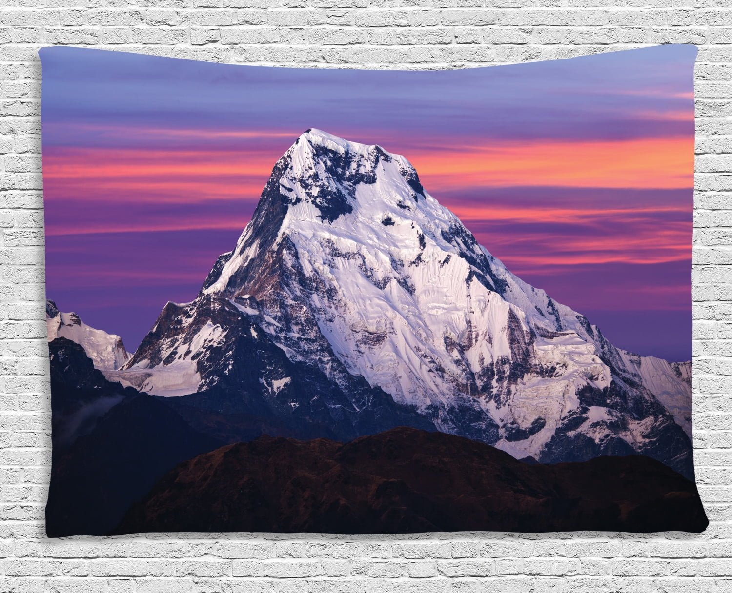 Nepal Tapestry, Himalayan Mountain in the Sunset Nature Photography ...
