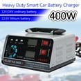 Metal Car Battery Charger 12V/24V Automatic/Manual with Display & High ...