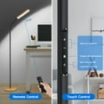 OUTON LED Reading Floor Lamp with Remote &Touch Control-4 Color ...