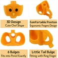 Mr. Pen Owl Pencil Grips, 6 Pcs, Silicone Gel, Soft, Kids Handwriting ...