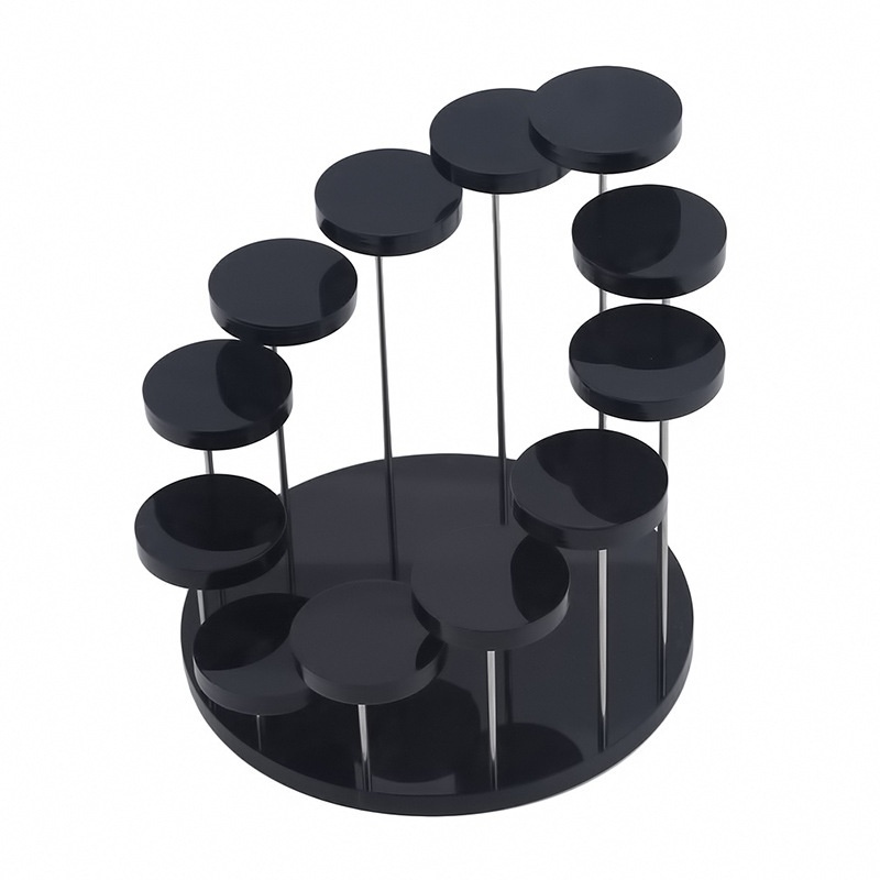 Cake Rack, Round Cake Stand Acrylic Jewelry Rack Food Display Stand for ...