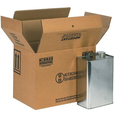 Partners Brand Haz Mat Box,12 1/2x12 1/2x15 1/8",PK10 HAZCO15GP ...