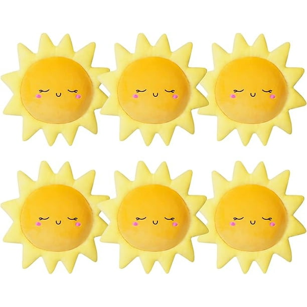 PELUCHERIA - Peluche de Sol Sonriente de 40 cm (Sol Solecito 6 pz, 6, Unidad) | Walmart en línea