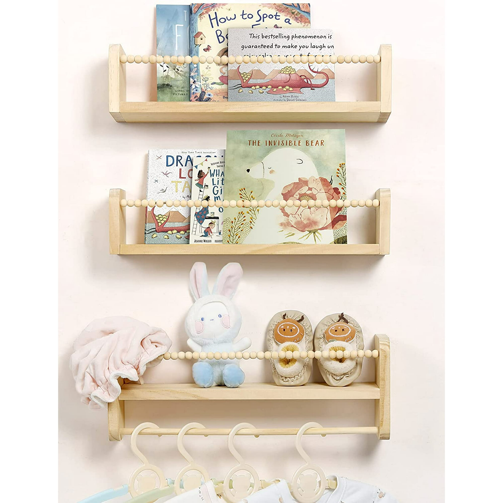 Click here for Flafree Nursery Floating Shelves For Wall  Set Of... prices
