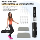 EAGLE PEAK Flex Ultra Compact 4 ft x 4 ft Pop-up Changing Room Canopy ...